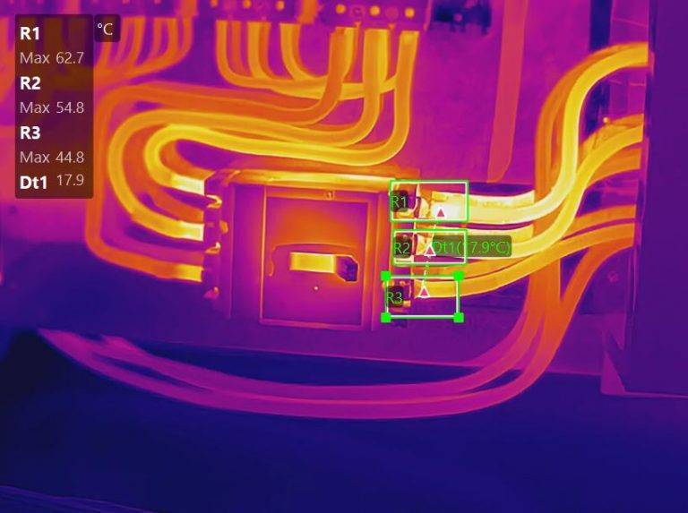 Termografía en tableros eléctricos con HIKMICRO M31